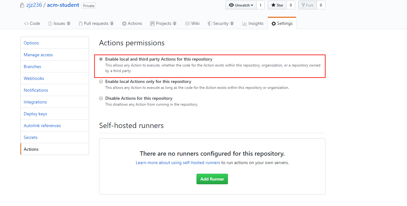简单的github Actions流程 小朱blogs